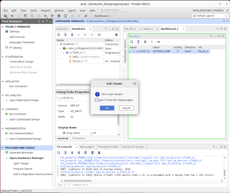 カウンタ回路を FPGA で動作させて挙動を確認しよう（入門編） | ACRi Blog